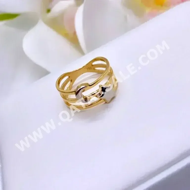 18k Yellow Gold Ring For Sale in Qatar