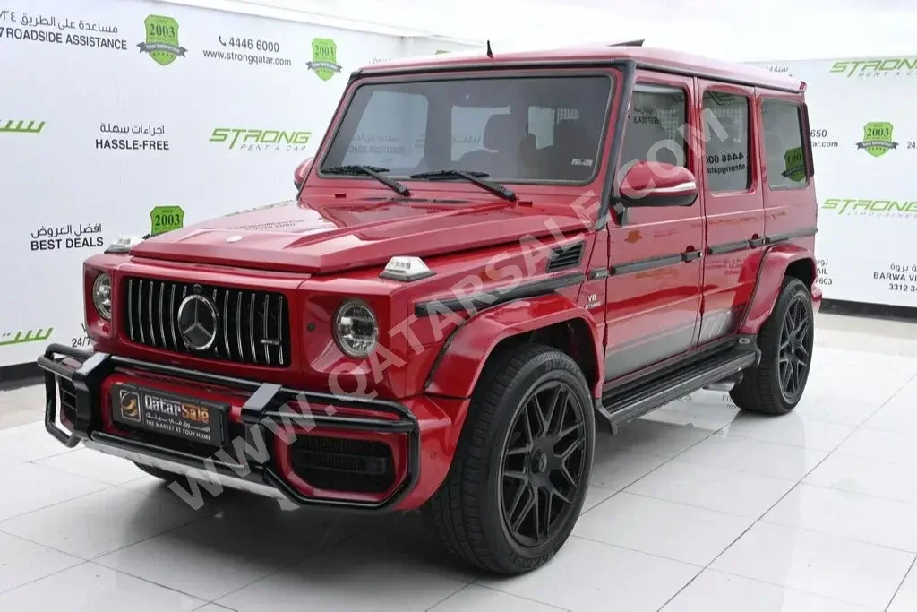 Mercedes-Benz G-Class 63 AMG Red 2013 For Sale in Qatar