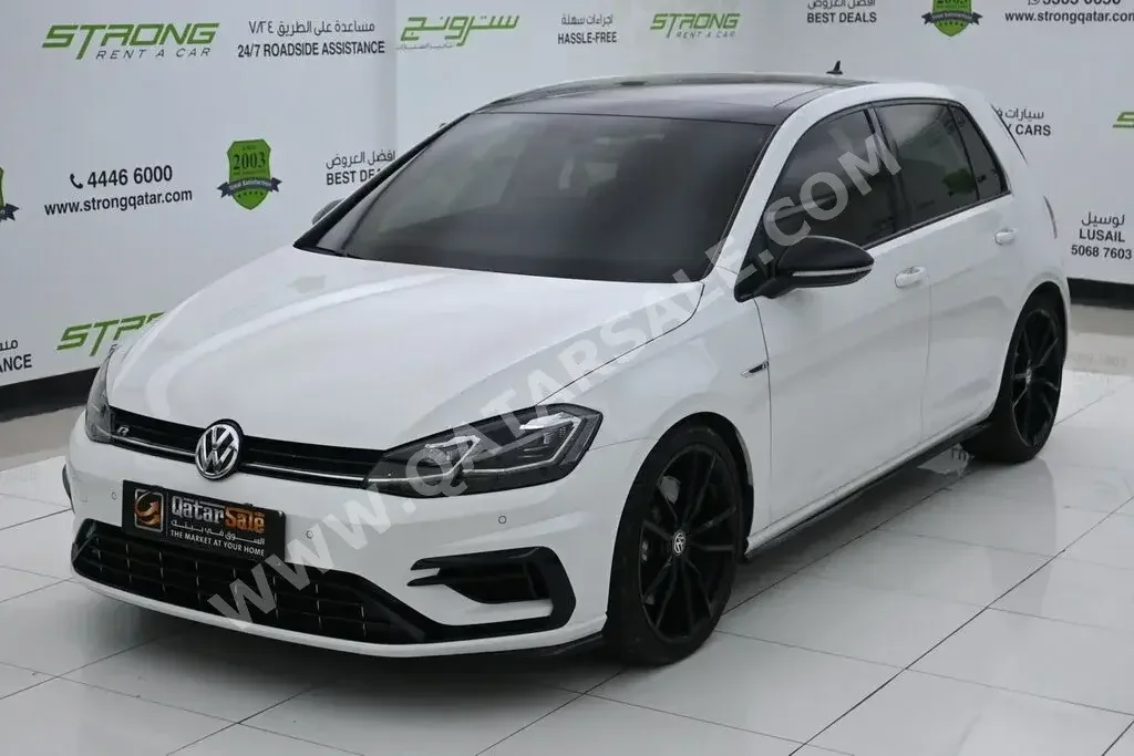 Volkswagen Golf R White 2019 For Sale in Qatar