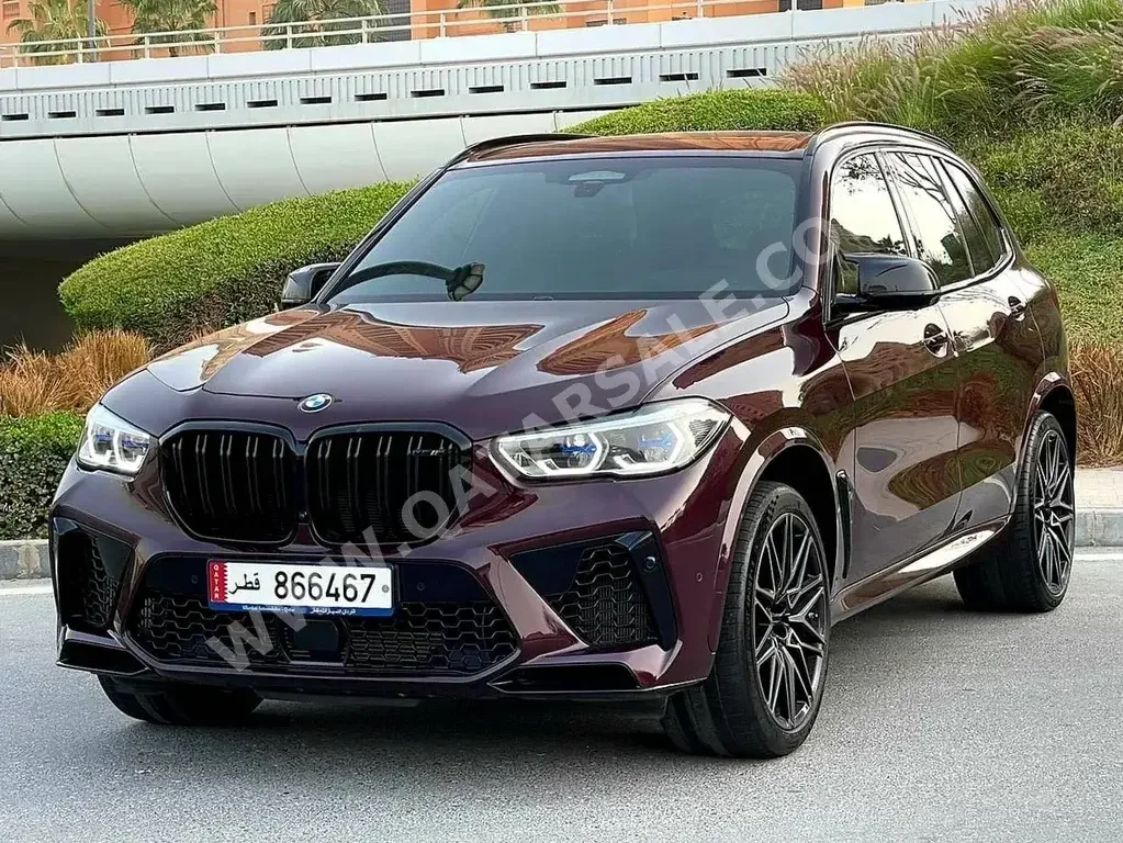 BMW X-Series X5 M Competition Maroon 2021 For Sale in Qatar