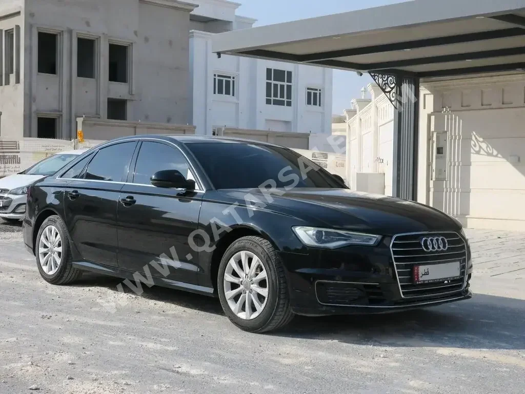 Audi A6 Black 2016 For Sale in Qatar