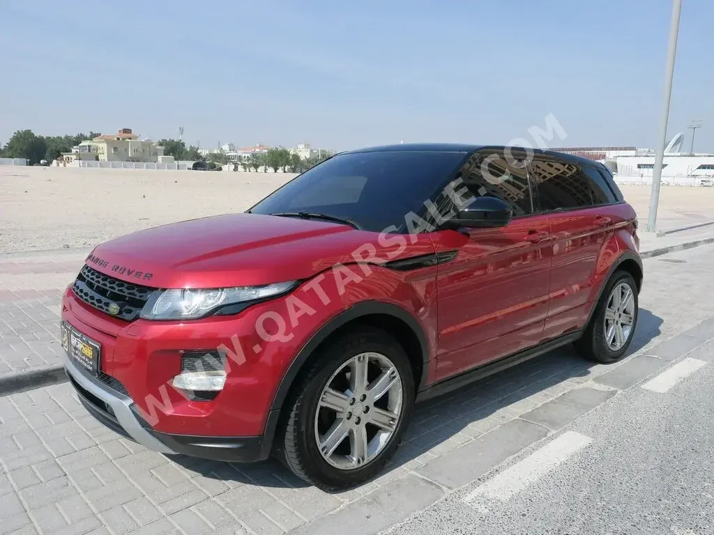 Land Rover Evoque Maroon 2014 For Sale in Qatar