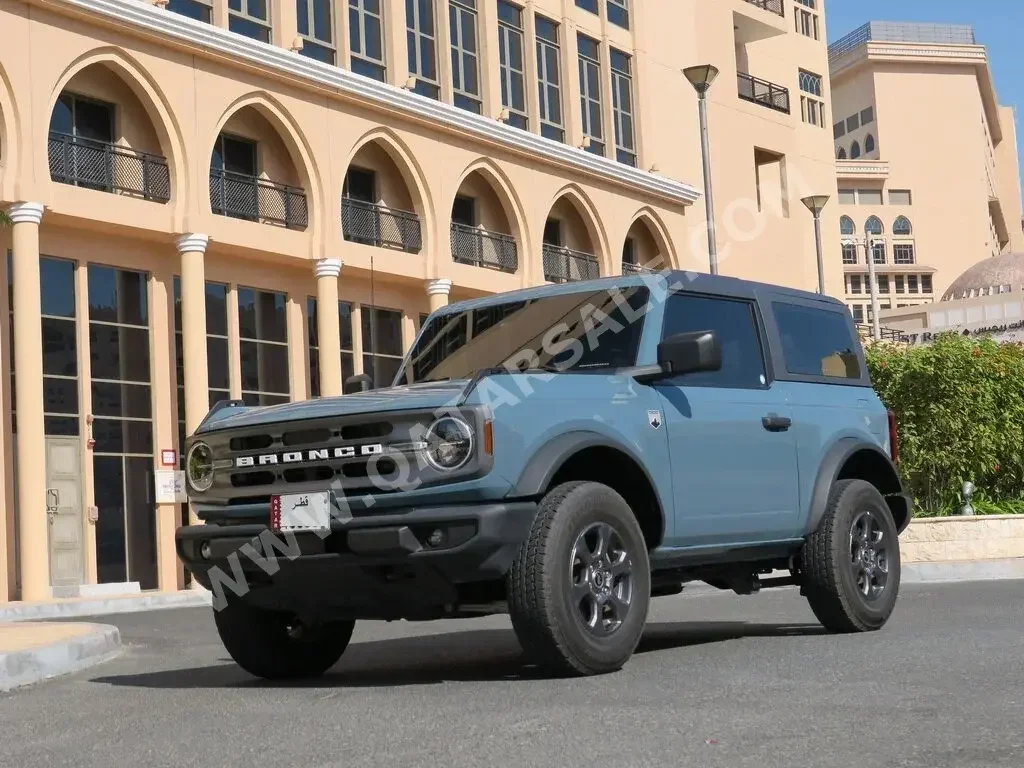 Ford Bronco Big Bend Blue 2021 For Sale in Qatar
