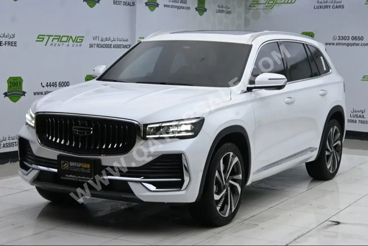 Geely manjaro White 2024 For Sale in Qatar